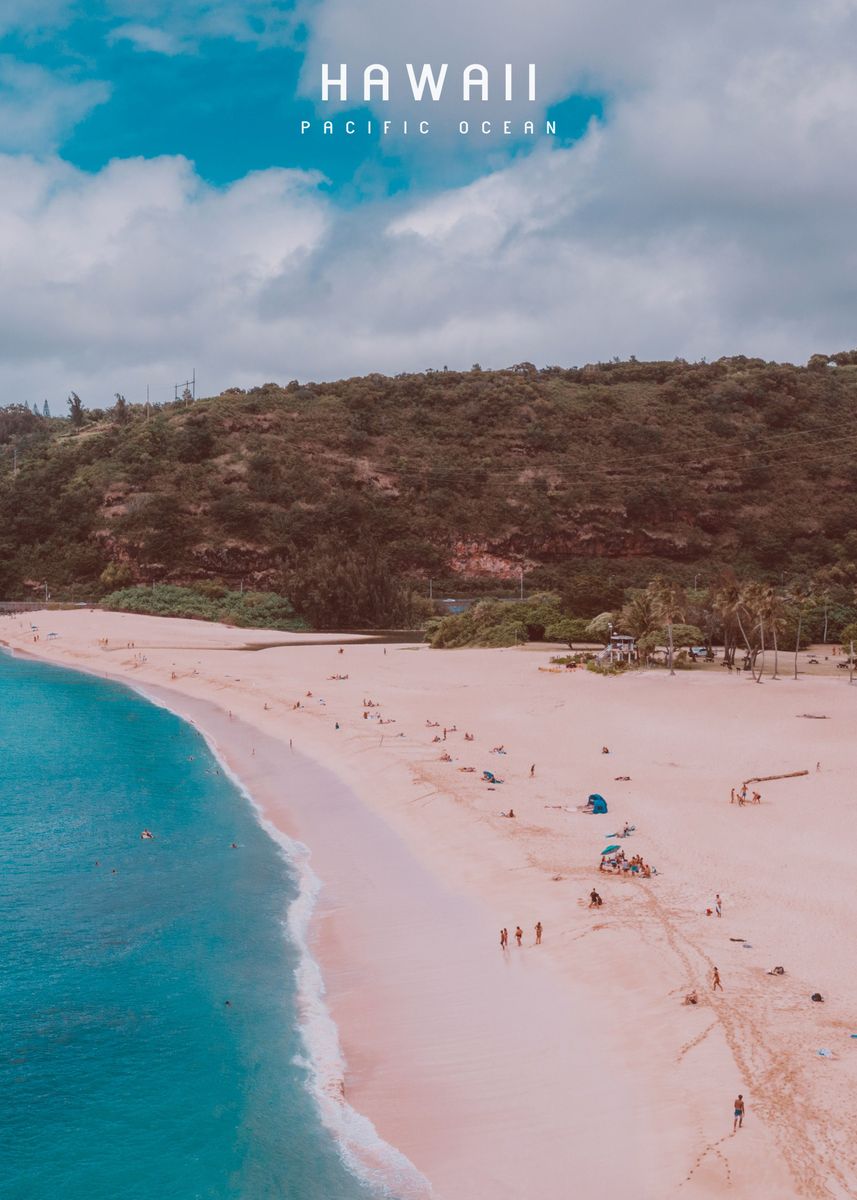 'Hawaii ' Poster, picture, metal print, paint by Travel Addict | Displate