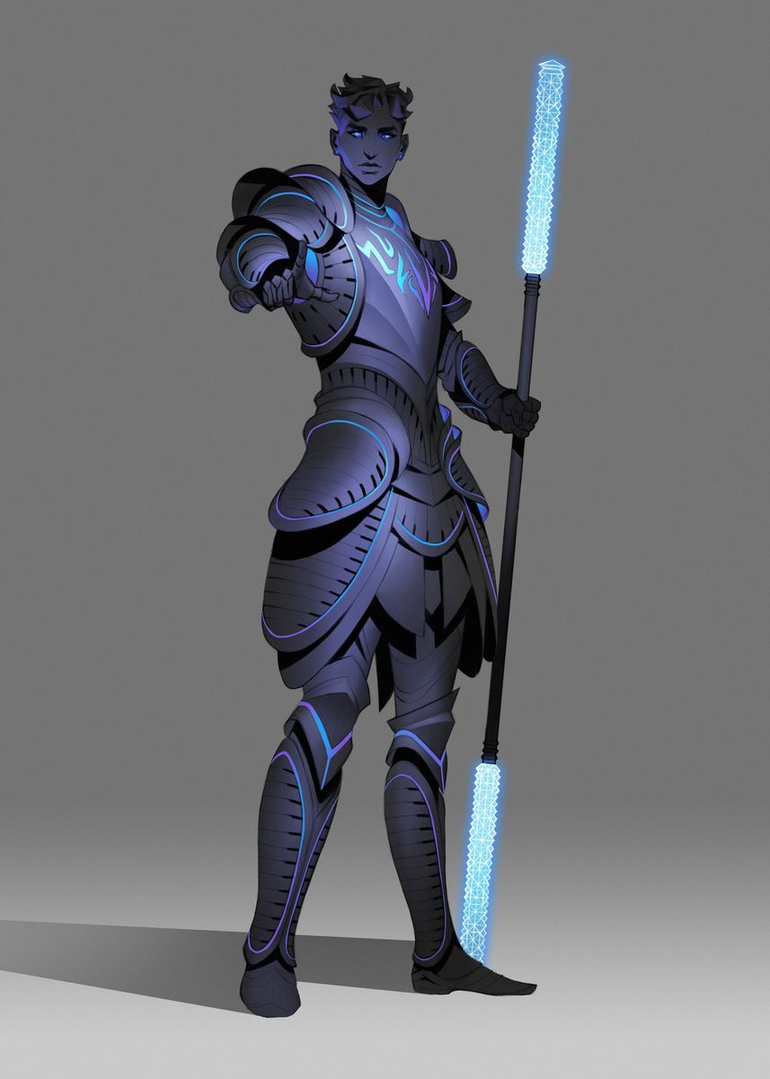 'Female Skybreaker' Poster, picture, metal print, paint by Petar Penev ...