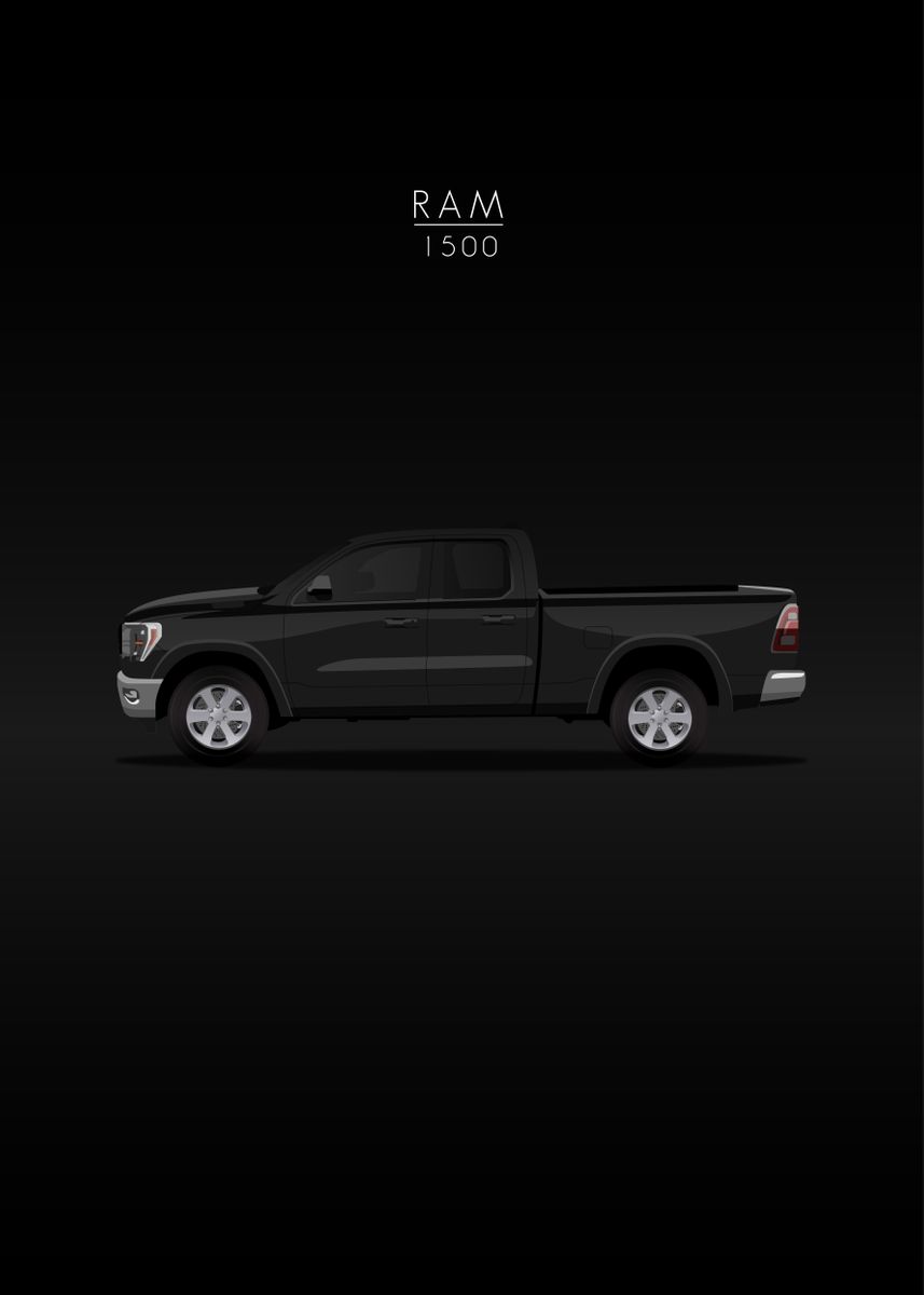 'Ram 1500' Poster, picture, metal print, paint by Ahmad Nur Ihsan ...