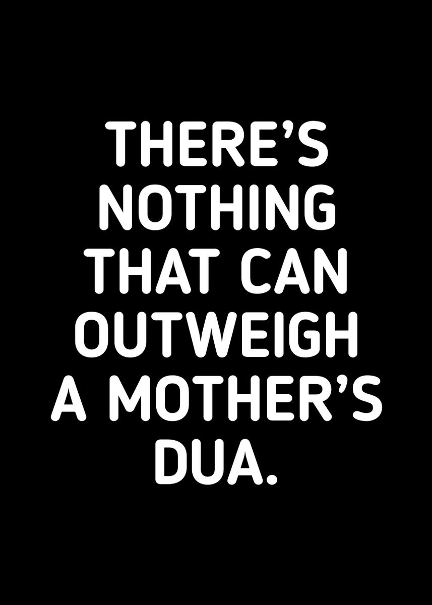 'Mothers Dua' Poster, picture, metal print, paint by KLIP CREATIVE ...