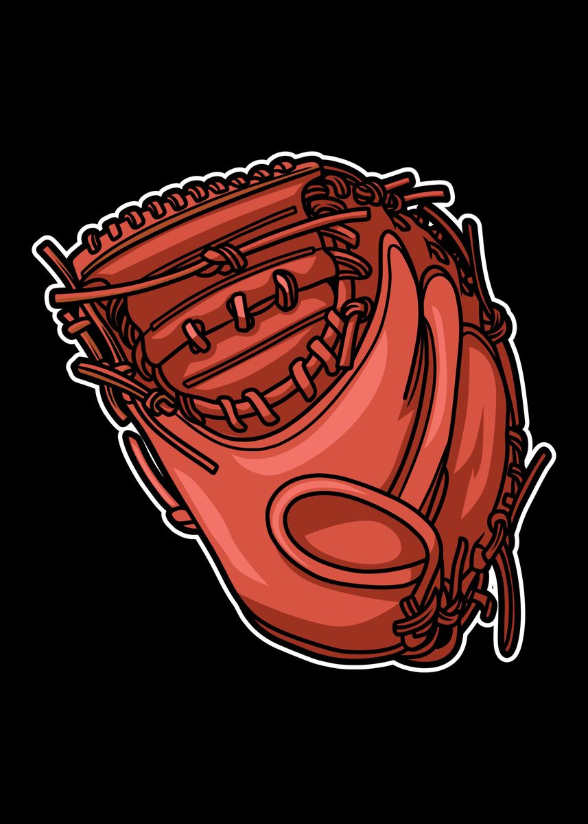 'Baseball 06' Poster, picture, metal print, paint by hendra pratama ...