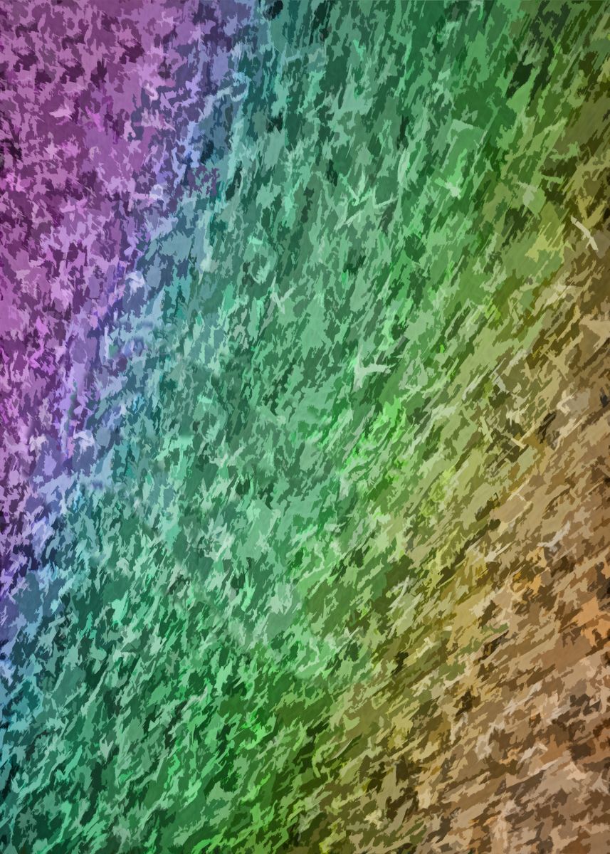 'Color Effects Rainbow7' Poster, picture, metal print, paint by Gani ...