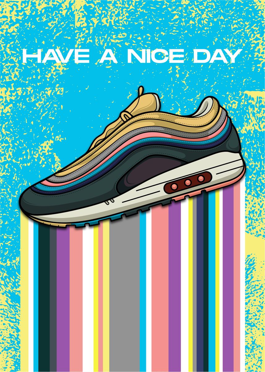 'Rainbow Shoe' Poster, picture, metal print, paint by Adam Project ...