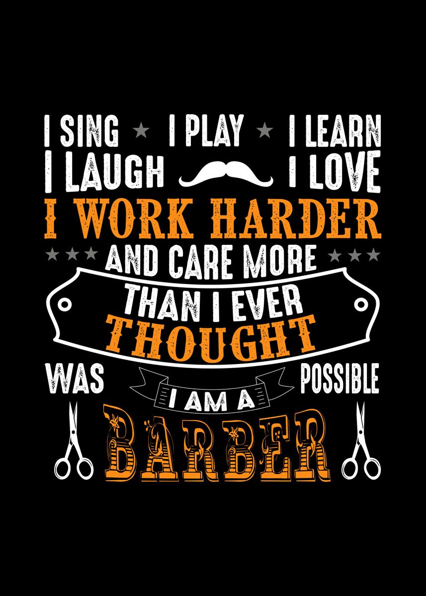 'I Sing i play i learn' Poster, picture, metal print, paint by Beone ...