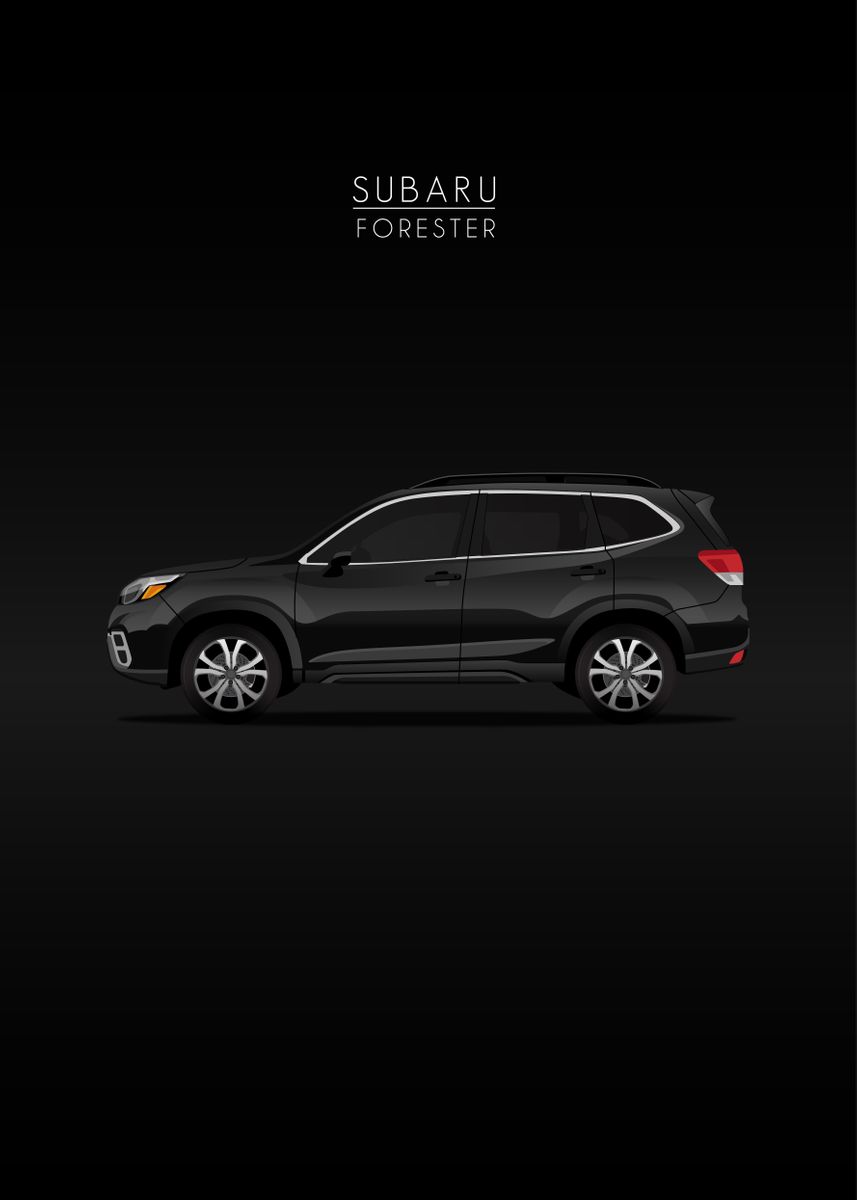 'Subaru Forester' Poster, picture, metal print, paint by Ahmad Nur ...