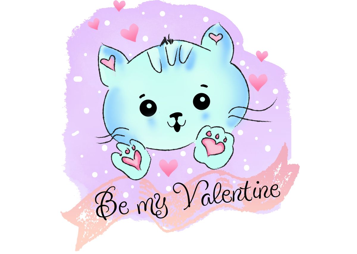 'cat valentine' Poster by MrNguyen HaTang | Displate