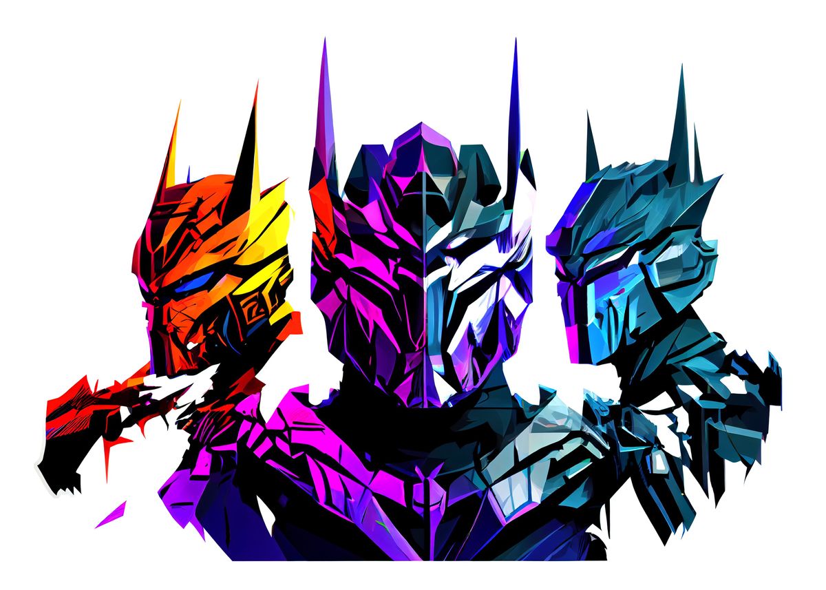 ' Fictional Super Heroes' Poster by urbanbuzz | Displate