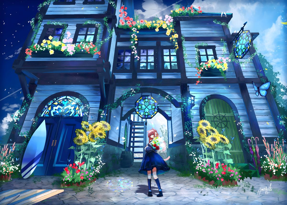 'night month' Poster by Mc King | Displate