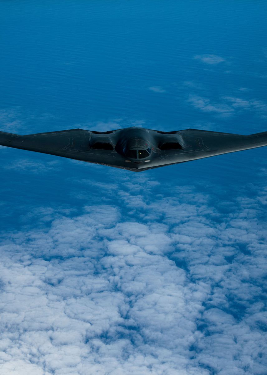 'B2 Spirit' Poster, picture, metal print, paint by Galaxy Images | Displate