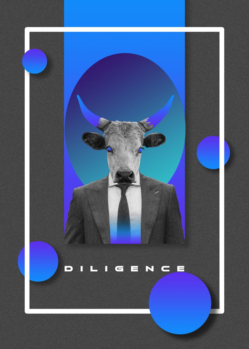 'Symbol Of Diligence' Poster, picture, metal print, paint by Adiodec ...