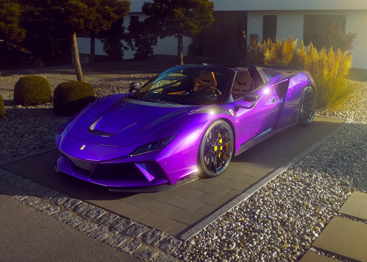 'Ferrari F8' Poster by Spot Cars | Displate