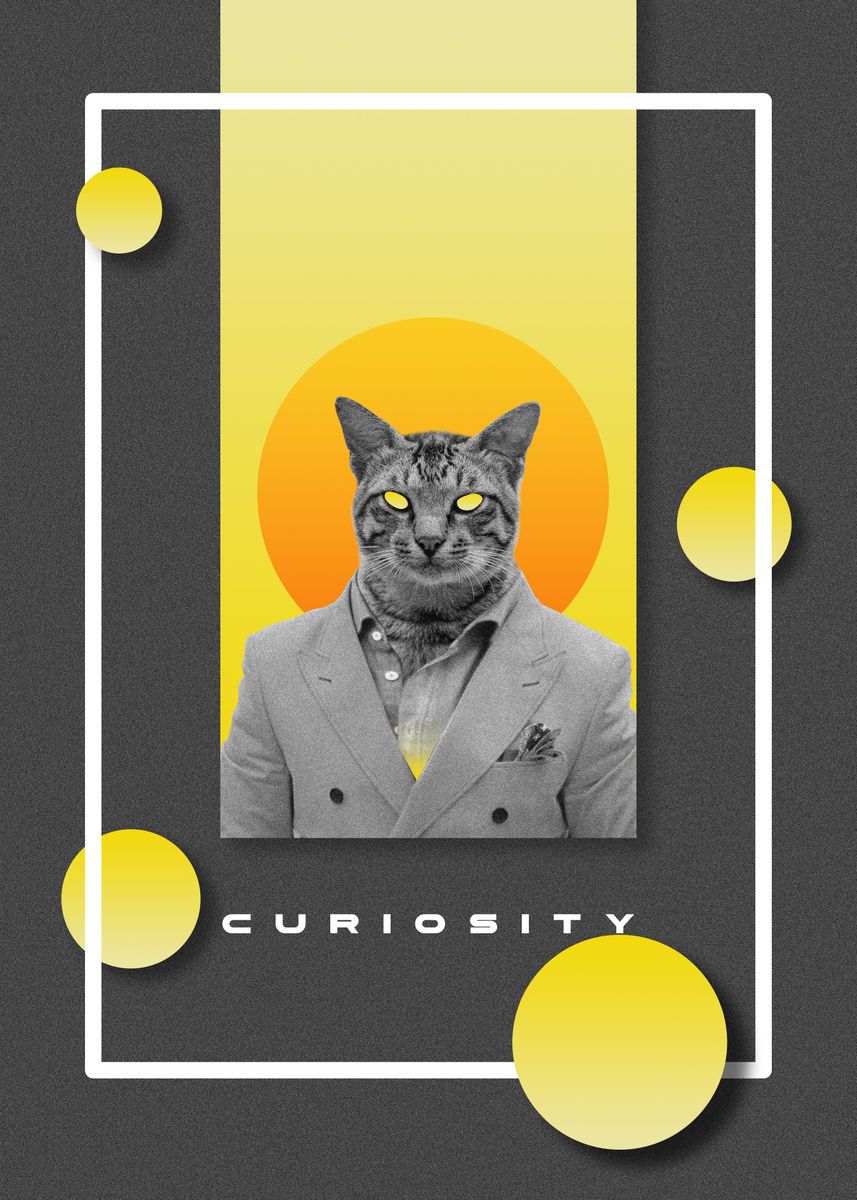 'Symbol Of Curiosity' Poster, picture, metal print, paint by Adiodec ...