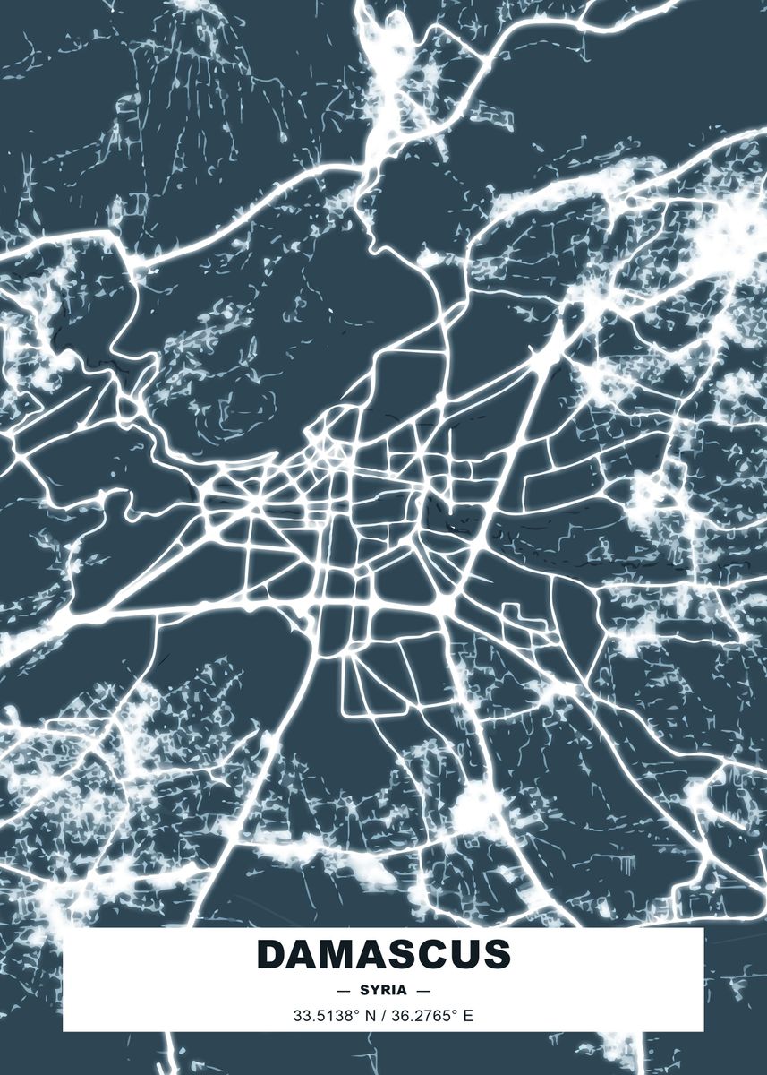 'Damascus' Poster, picture, metal print, paint by Bo Kev | Displate