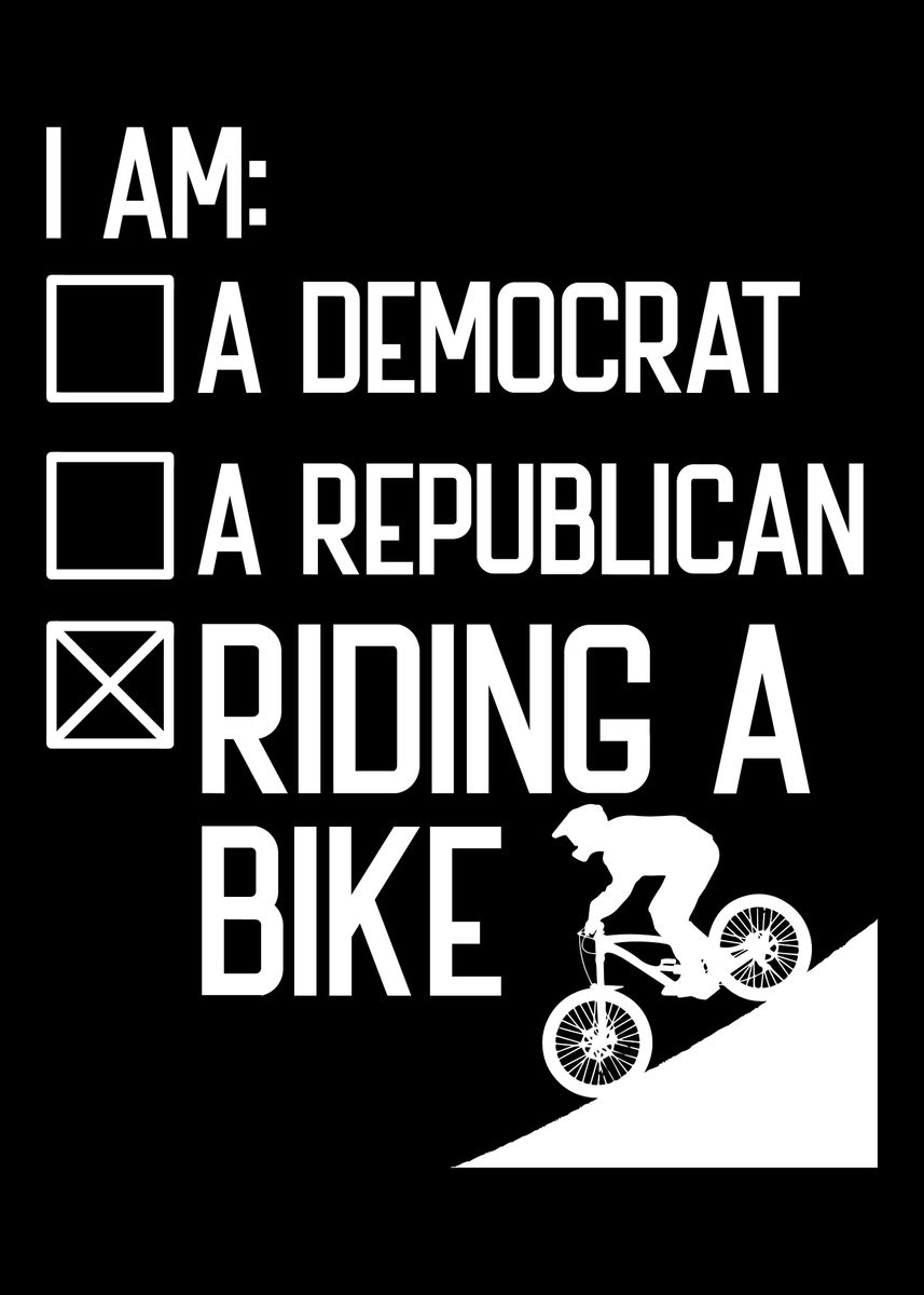 'Downhill Mountain Bike' Poster, picture, metal print, paint by BobbyBubble | Displate