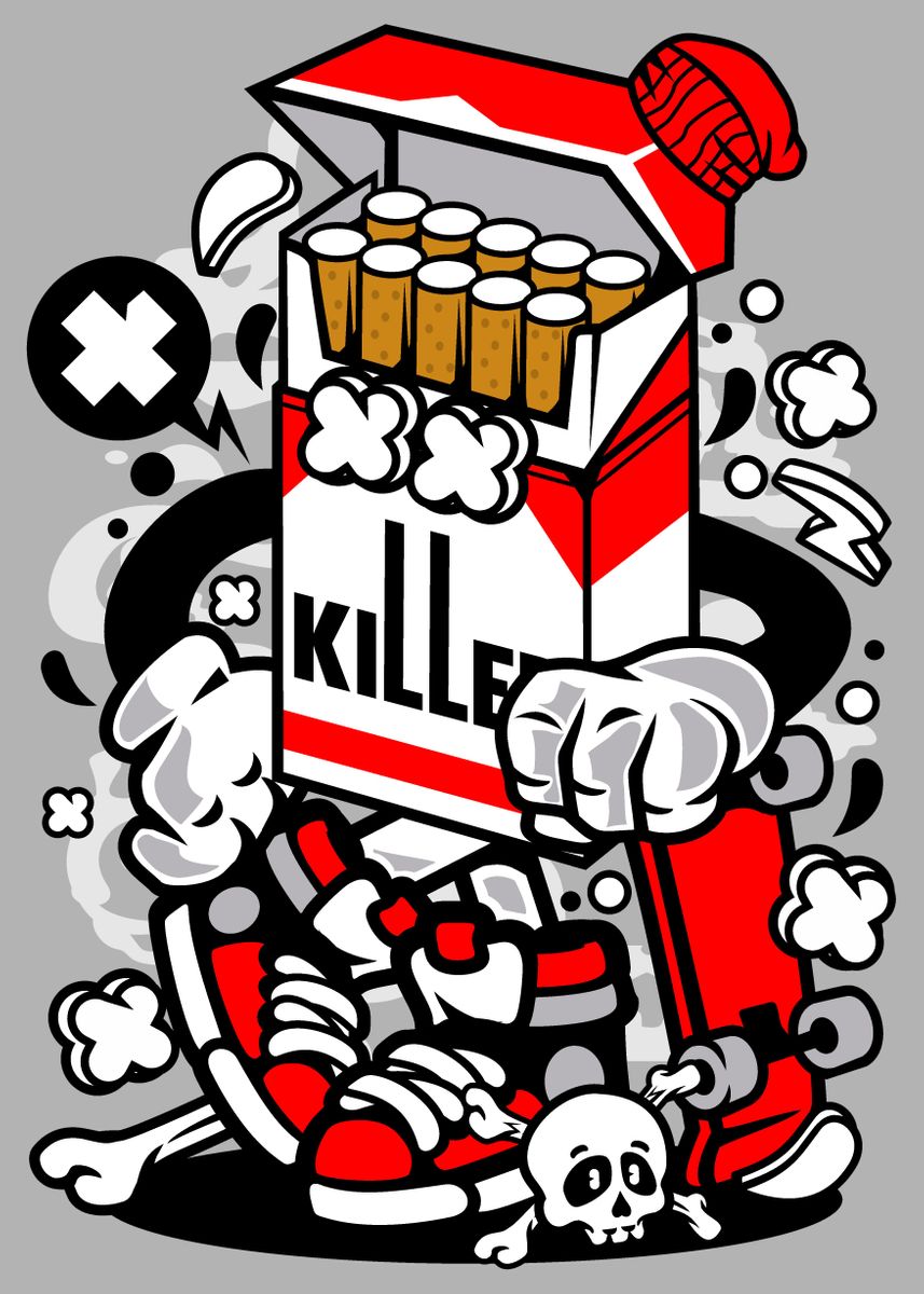 'Cartoon Illustration 168' Poster, picture, metal print, paint by Aloke ...