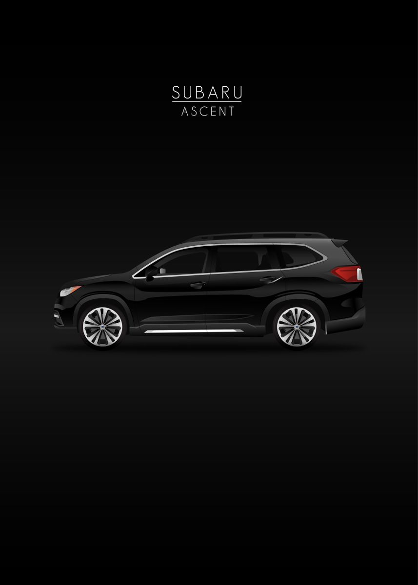 'Subaru Ascent' Poster, picture, metal print, paint by Ahmad Nur Ihsan ...