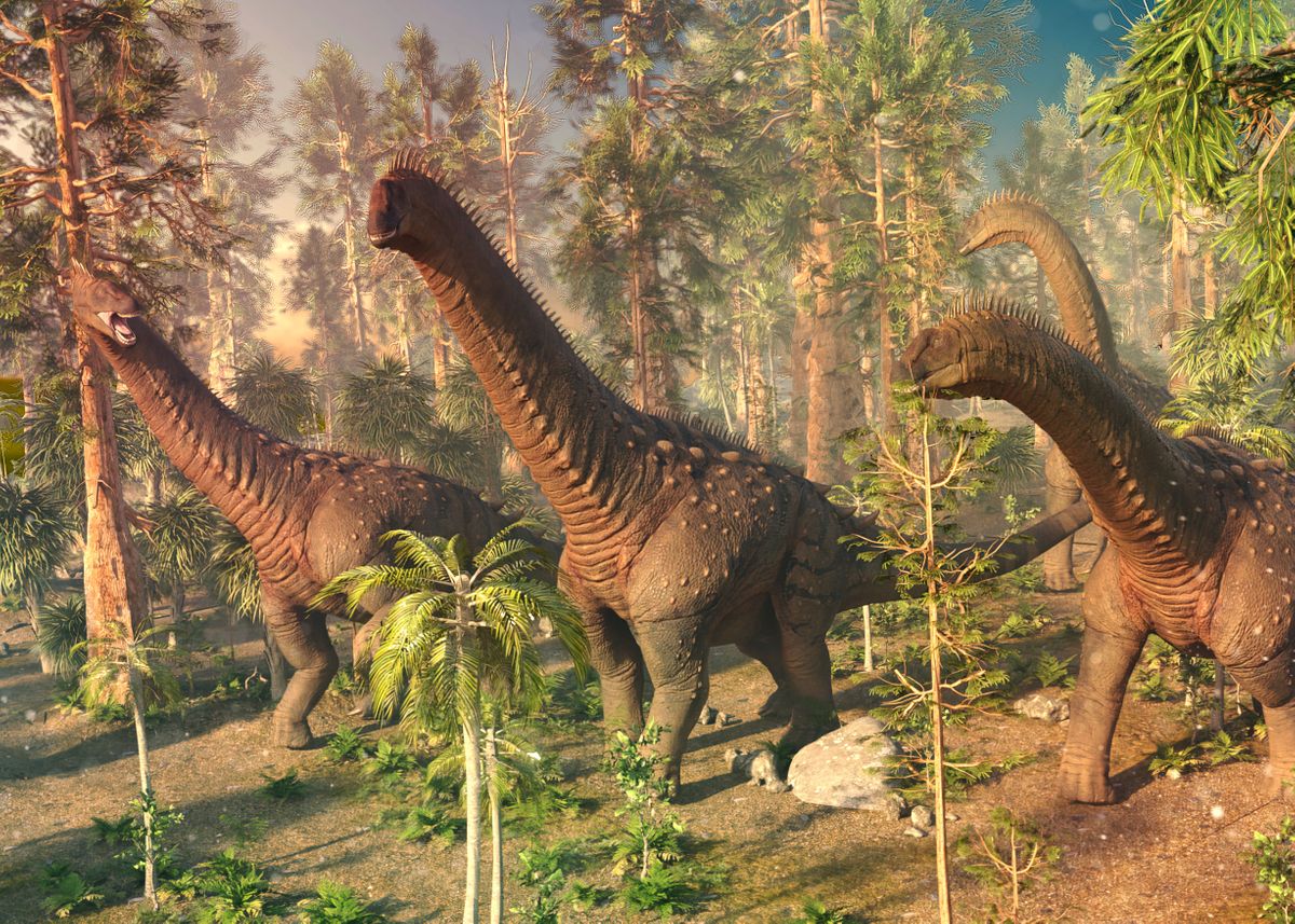 'Alamosaurus the dinosaur' Poster by Gigi Bgm | Displate