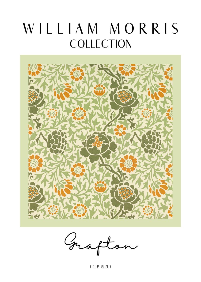 'Grafton by Morris' Poster, picture, metal print, paint by Creative ...