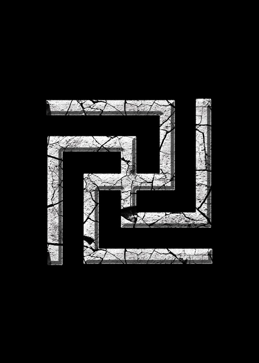 'swastika' Poster, picture, metal print, paint by PLUOCK KOK | Displate