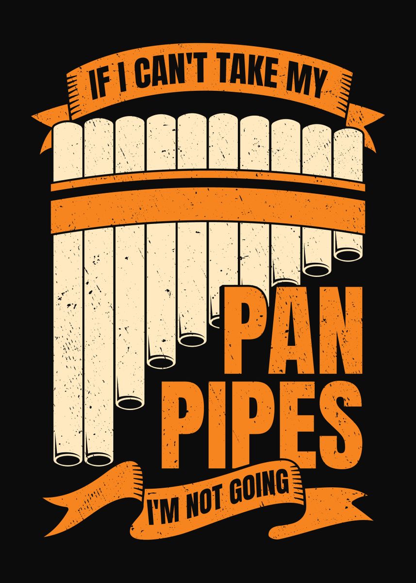 'Pane Pipes Flute Player' Poster, picture, metal print, paint by Marcel ...