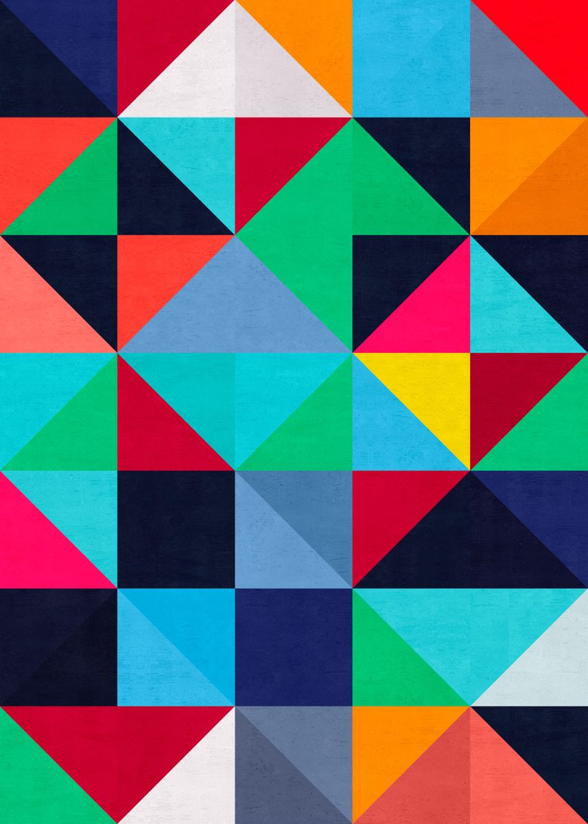 'Colorful pattern' Poster, picture, metal print, paint by Vitor Costa ...