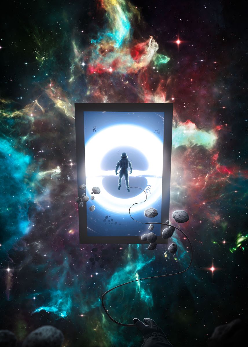 'Hold On' Poster, picture, metal print, paint by Iamtripsy | Displate