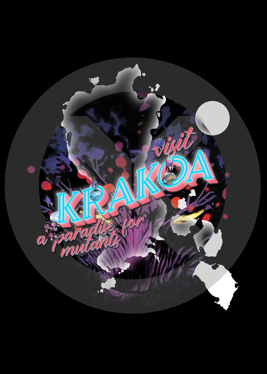 'Visit Krakoa poster' Poster, picture, metal print, paint by Afire ...