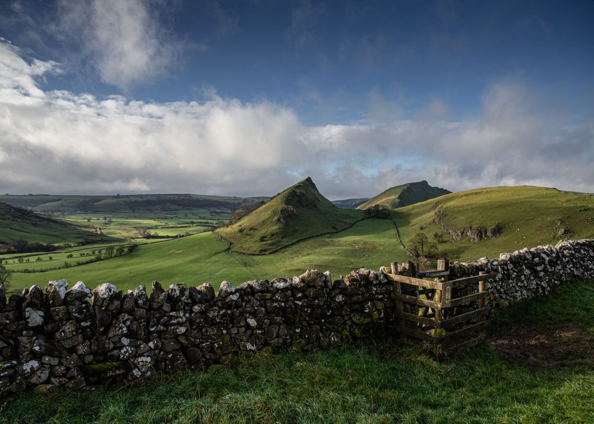 'Peak District Mountains' Poster by Nathan Taylor | Displate