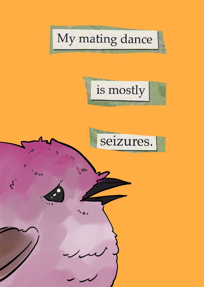 'bird meme' Poster, picture, metal print, paint by hafis ardiansyah ...