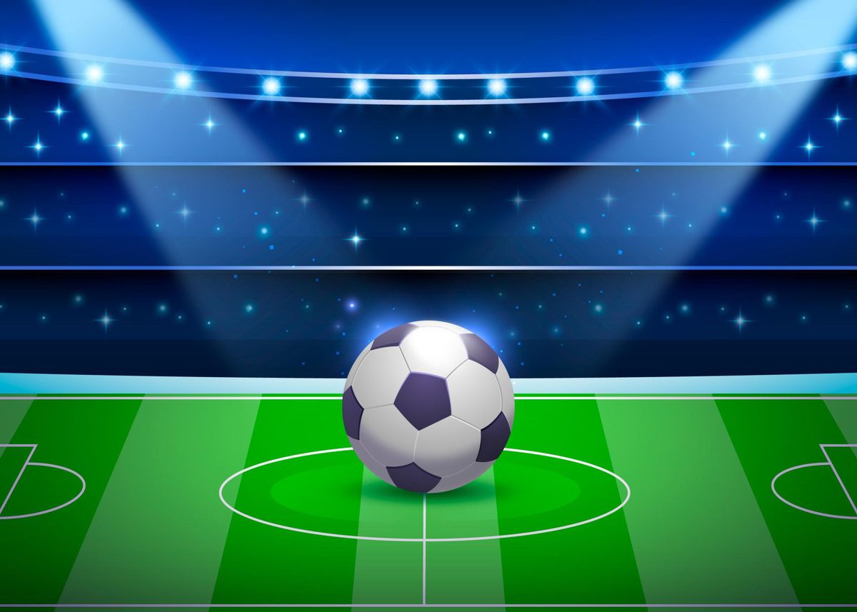 'Football Field ' Poster by Creativity Shop | Displate