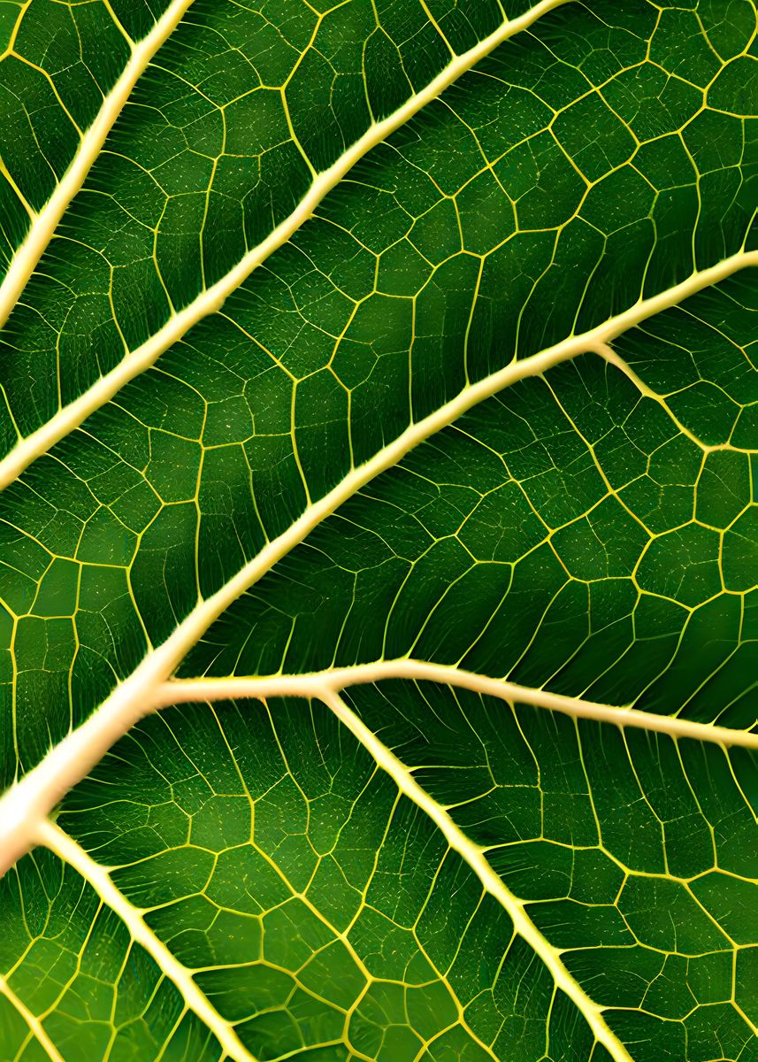 'Leaf Texture' Poster, picture, metal print, paint by David Godbehere ...