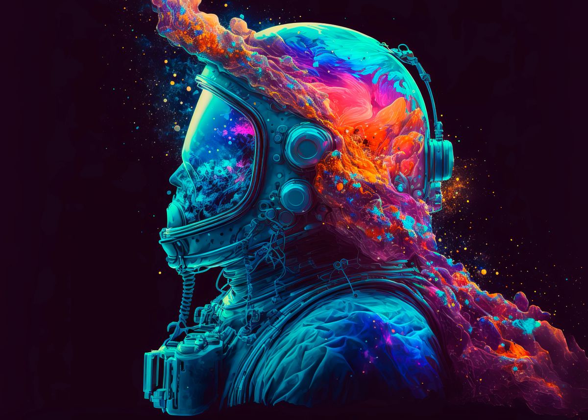 'colors of the universe' Poster by Designersen | Displate