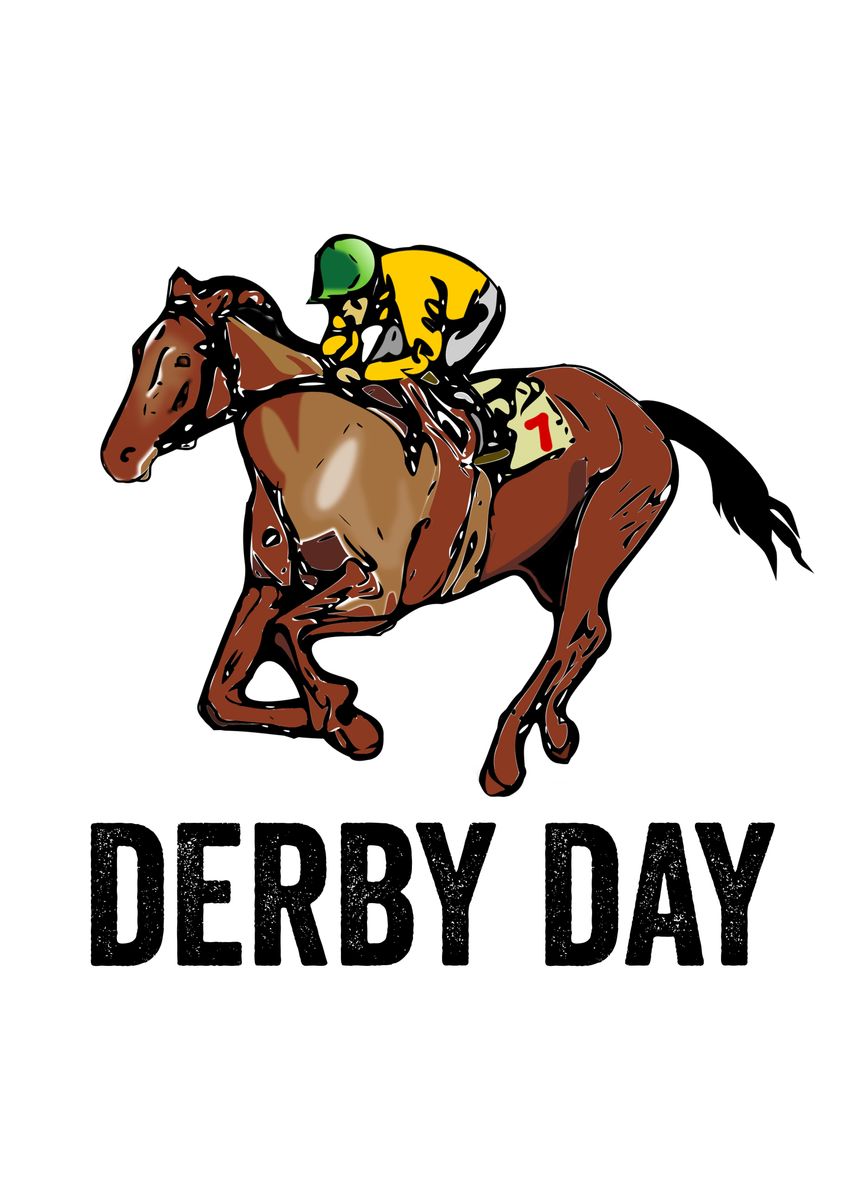 'Derby Day Shirt for Men' Poster, picture, metal print, paint by ...