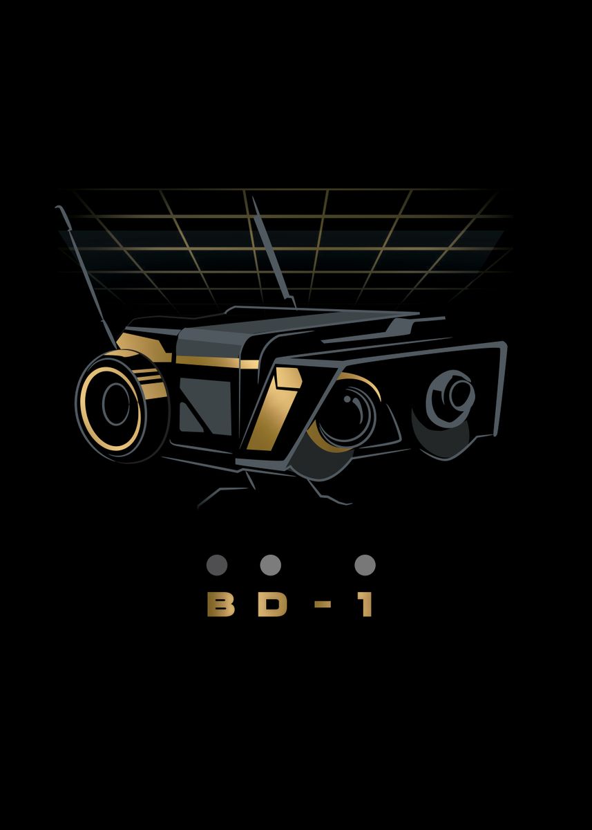 'BD-1' Poster, picture, metal print, paint by Star Wars | Displate