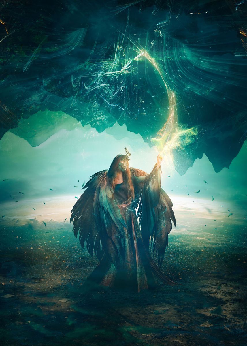 'UNLEASHED' Poster, picture, metal print, paint by Aron Visuals | Displate