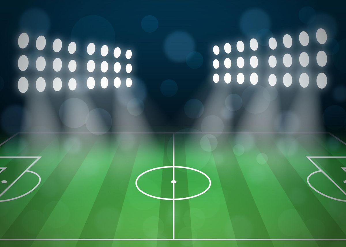 'Football Field' Poster by Creativity Shop | Displate