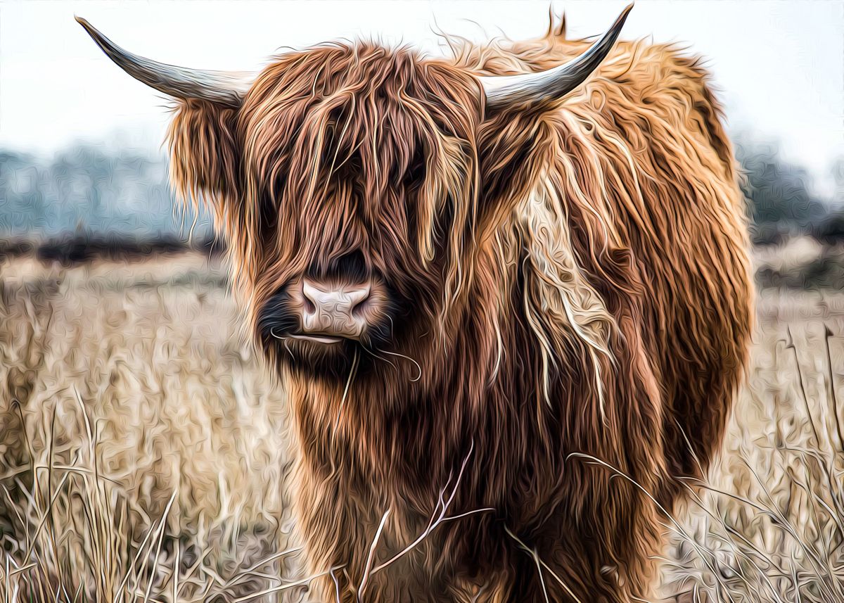 'Yak' Poster by Tiker Arts | Displate