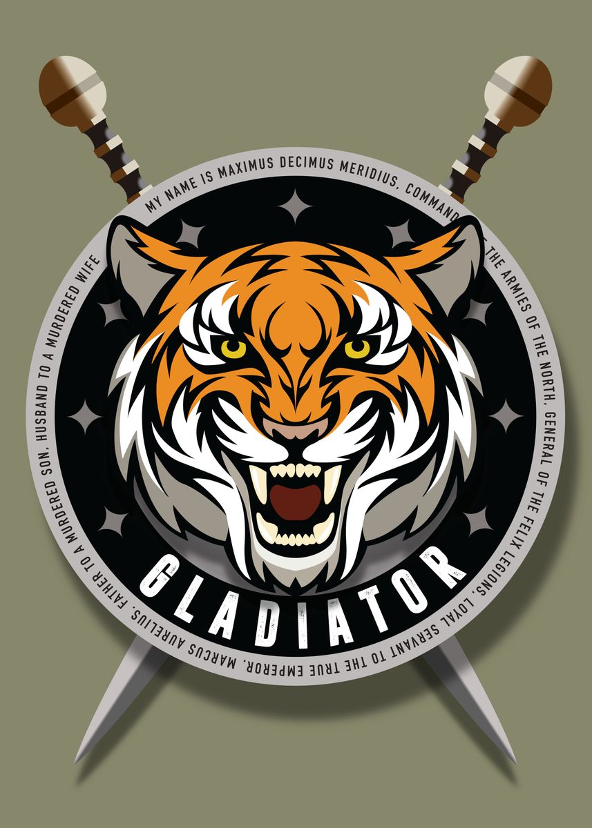 'Gladiator' Poster, picture, metal print, paint by Movie Poster Boy ...