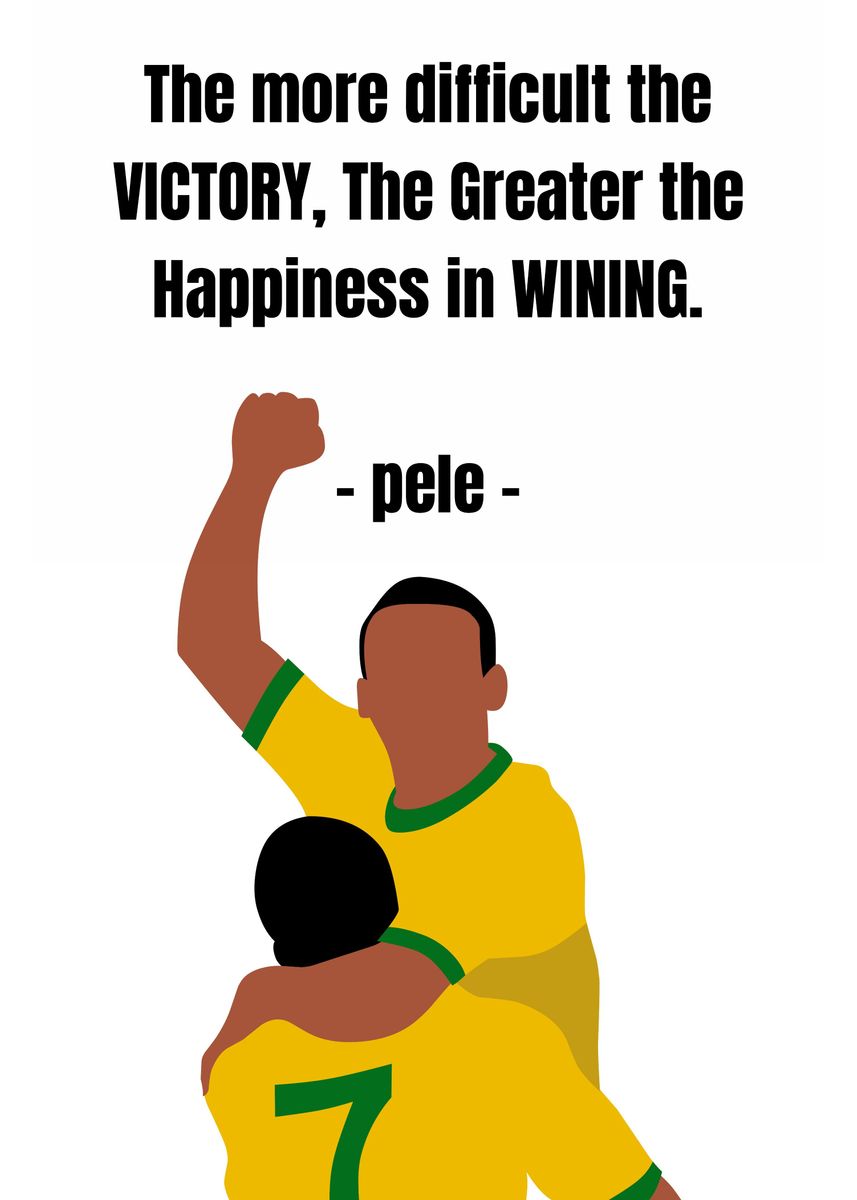 'pele' Poster by Muhammad Ardian Art | Displate