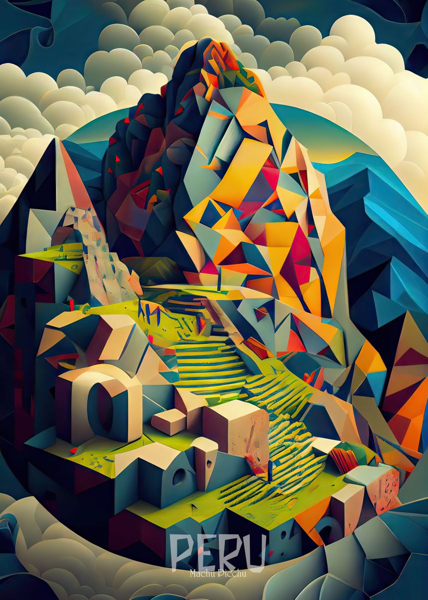 'Peru Machu Picchu' Poster, picture, metal print, paint by Kingdom of ...