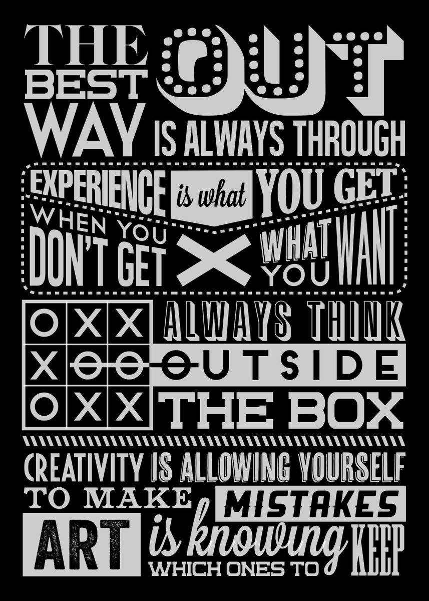 'The best way out' Poster, picture, metal print, paint by Queensy ...