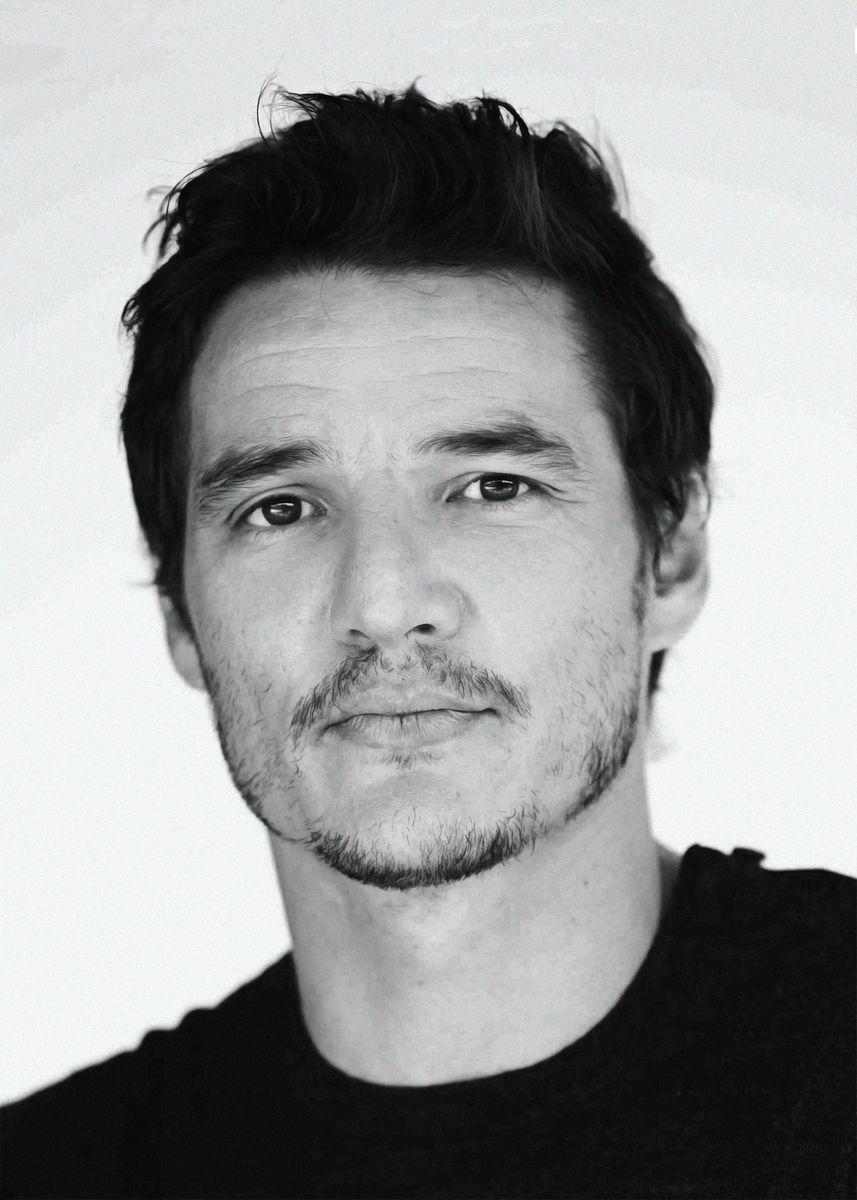 'Pedro Pascal 2' Poster, picture, metal print, paint by Finnick | Displate