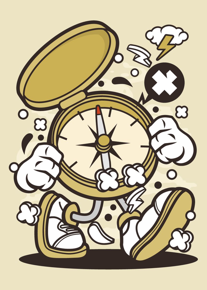 'Cartoon Illustration 183' Poster, picture, metal print, paint by Aloke ...