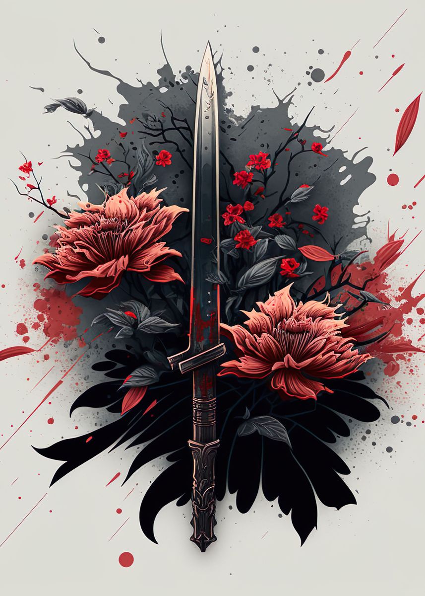 'Ancient Dagger' Poster, picture, metal print, paint by TESSERACT 07 ...