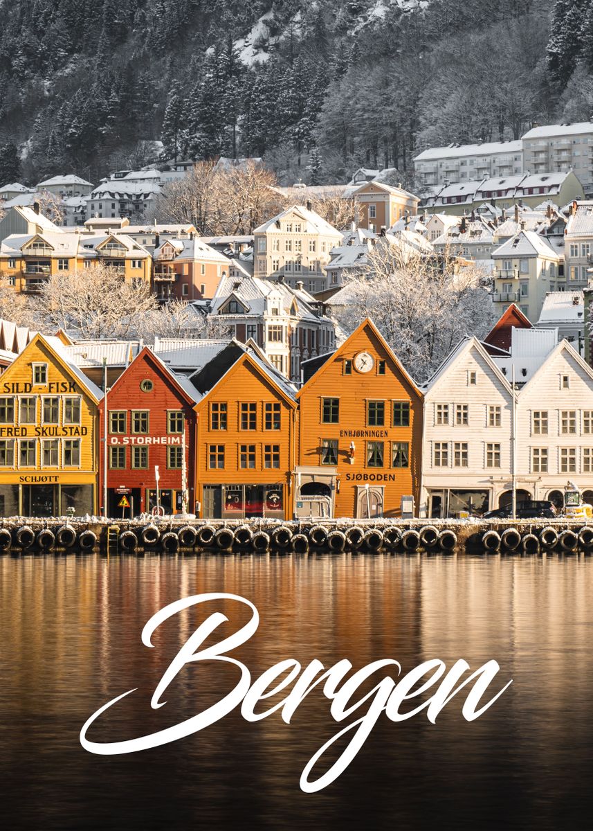 'Bergen' Poster, picture, metal print, paint by Conceptual Photography ...