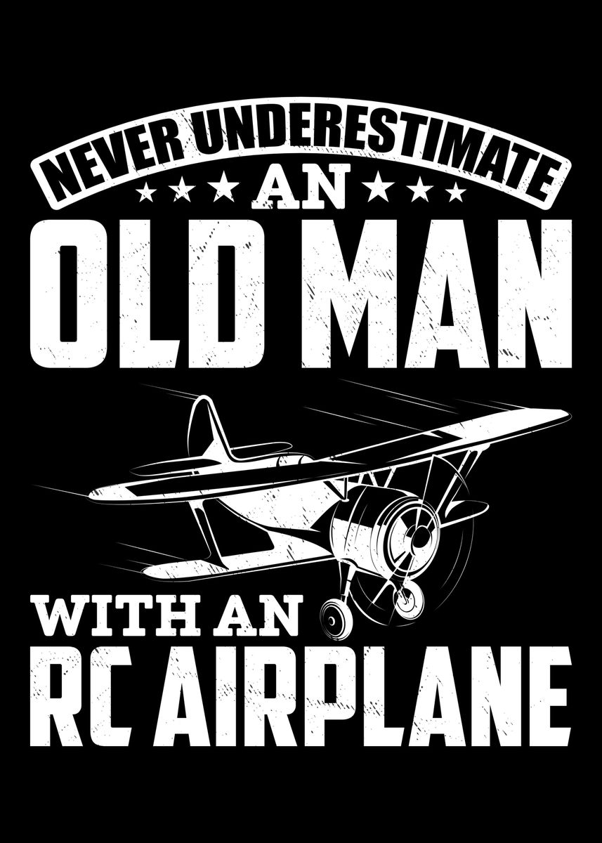 'RC Aircraft Dad' Poster, picture, metal print, paint by ...