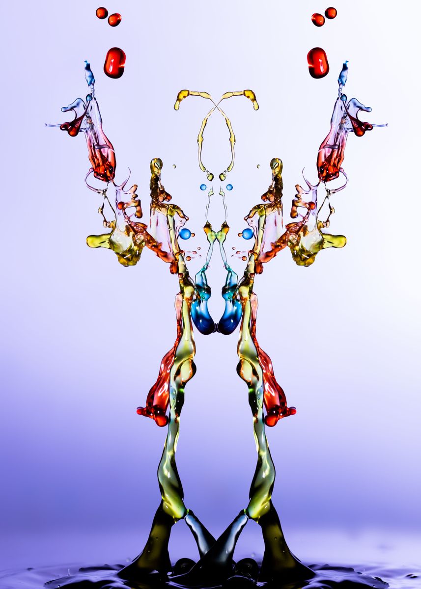 'mega splash' Poster, picture, metal print, paint by LAURENT HUTINET ...