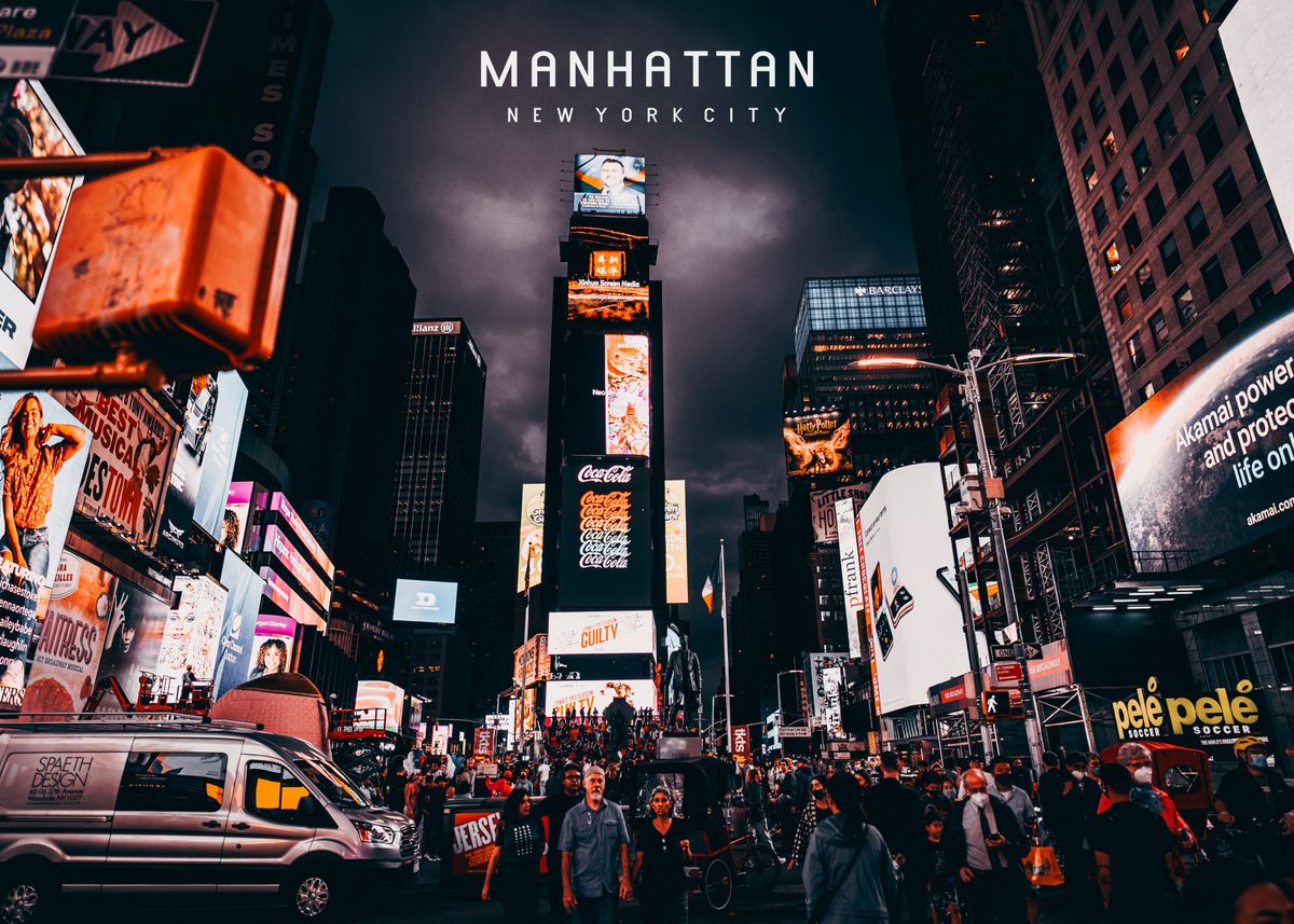 'Manhattan ' Poster by Explore Universe | Displate