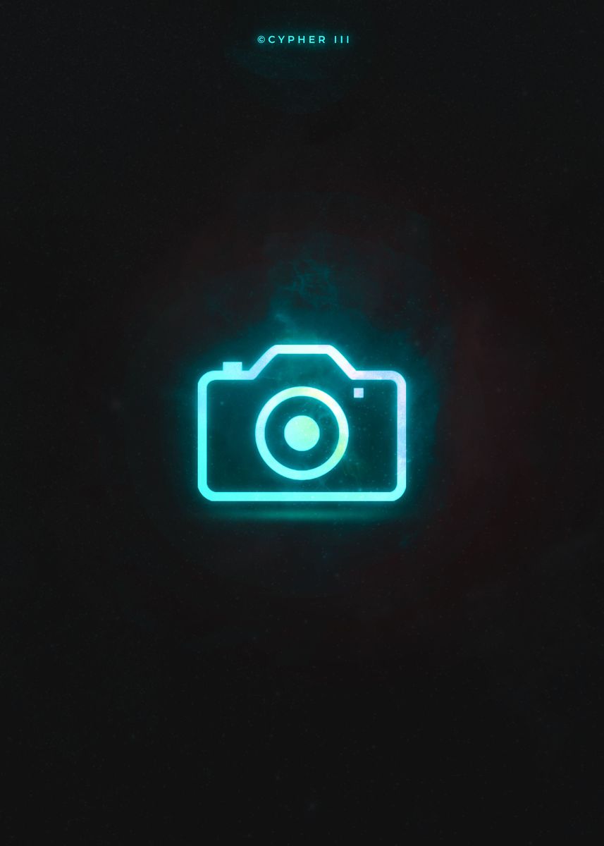 'Camera' Poster, picture, metal print, paint by cypher the third | Displate