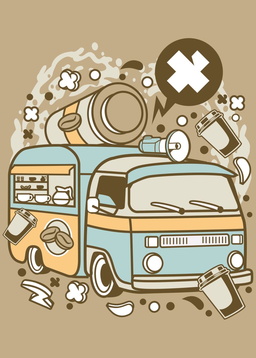 'Cartoon Illustration 182' Poster, picture, metal print, paint by Aloke ...